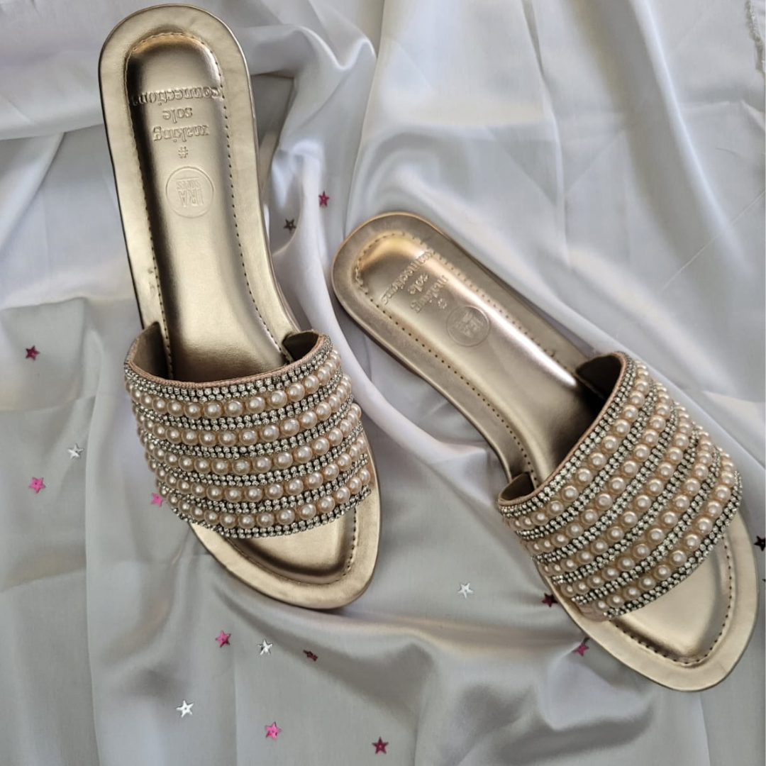 Sparkling Rose Gold Slider – irasoles